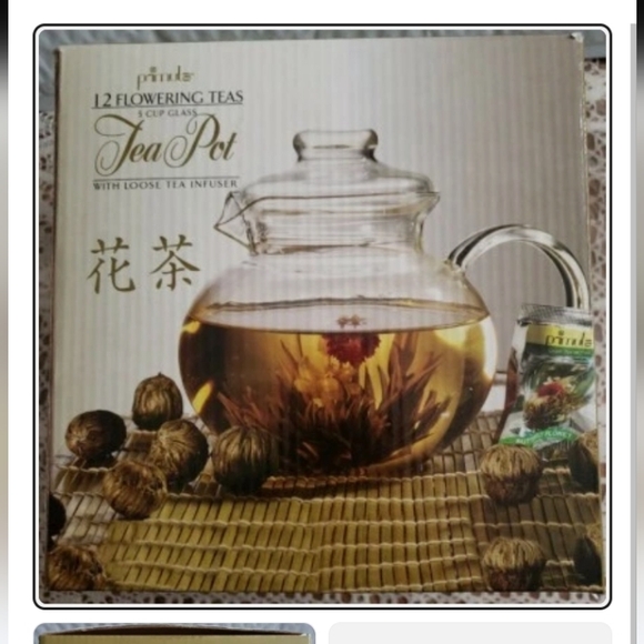 Primula | Kitchen | Flowering Tea Glass Tea Pot With Infuser Includes 2 ...
